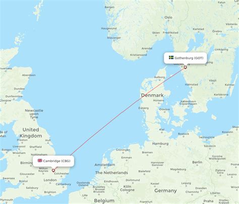Flights From Cambridge To Gothenburg Cbg To Got Airlines And Best