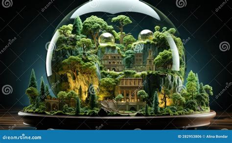 Vibrant Ecosystem Global Ecological Impact Created With Generative Ai