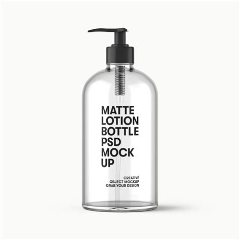 Premium Psd A Bottle Of Liquid Soap That Says Matte Lotion Psd Psd