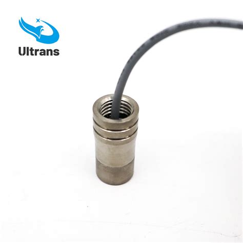 200 Khz Titanium Alloy Gas Flow Meter Ultransonic Transducer For Explosive Gas Environment