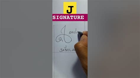 J Signature Belajartandatangan Tandatangankeren Jsignature Jamilah Tandatanganhurufj Youtube