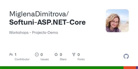 GitHub MiglenaDimitrova Softuni ASP NET Core Workshops Projects Demo
