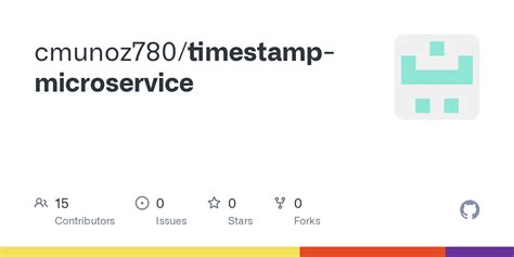 Github Cmunoz780timestamp Microservice