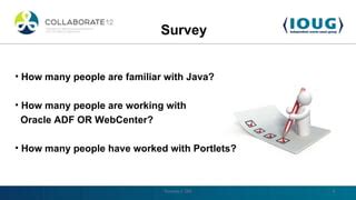 Working With Portlets In ADF And Webcenter PPT