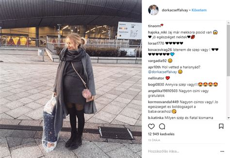 Már hatalmas ÉNB Maja pocakja nlc
