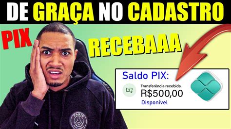 NOVO CADASTROU GANHOU GANHE VIA PIX PRA SE CADASTRAR APP PAGANDO