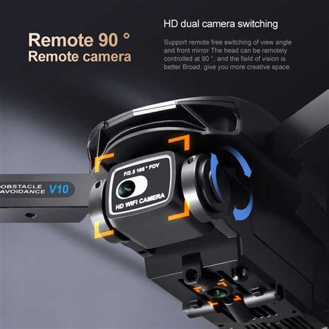 V10 Multi Rotor Uav With Obstacle Avoidance And 4k Camera