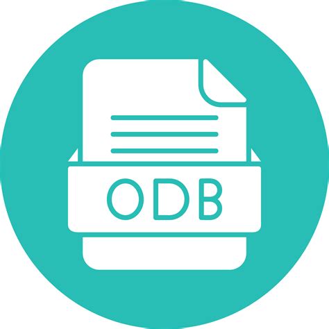 ODB File Format Vector Icon 32529282 Vector Art At Vecteezy