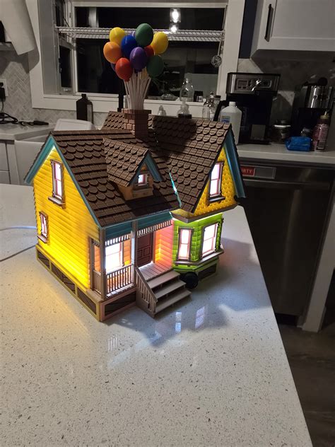 3d Printing Carl And Ellies House Pixar Up Movie Night Light Big