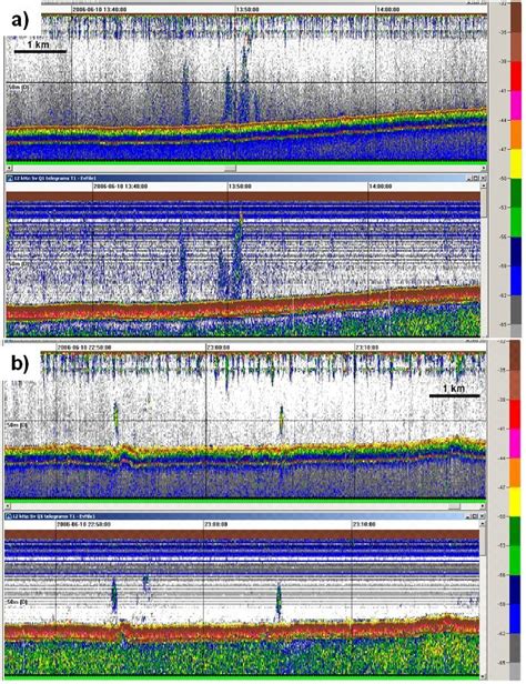 A Low Intensity Diffuse And B High Intensity Discrete Near Vertical