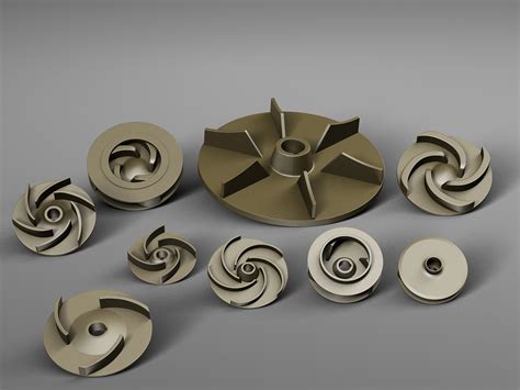 Pump Impellers 3d Model Turbosquid 1218825