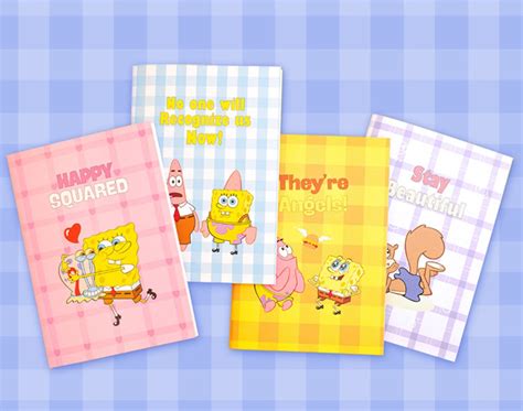 Sponge Bob Squarepants Grid Note 64p Small Note Book Spongebob Mini