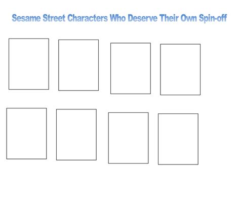 Sesame Street Characters Who Deserve Their Own Spi By Scottyiam On