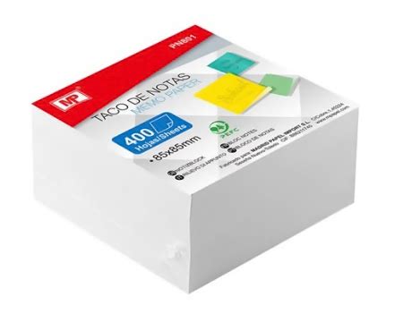 MP χαρτάκια σημειώσεων PN801 85 x 85mm 400τμχ λευκά » Gadget mou