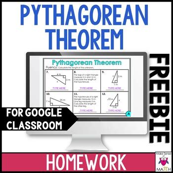 Pythagorean Theorem Worksheets Free Digital For Google Classroom