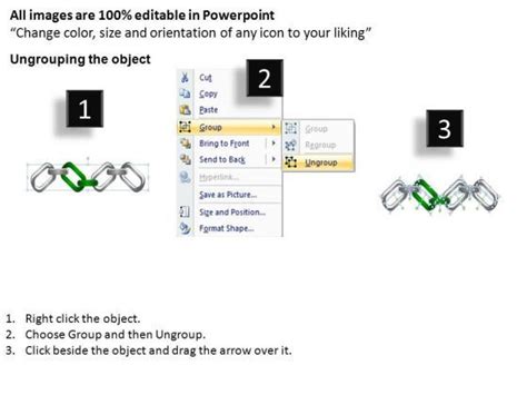 Powerpoint Theme Editable Chains Process Ppt Presentation