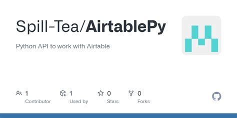 Github Spill Teaairtablepy Python Api To Work With Airtable