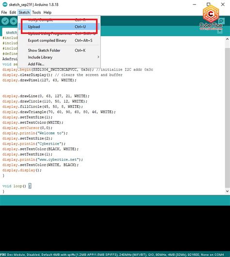 สอนใช้งาน Esp32 จอแสดงผล Oled 128x64 V20 แบบ I2c ขนาด 096นิ้ว 2022