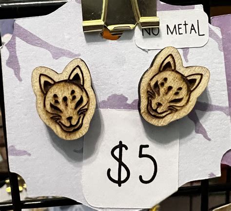 Kitsune Mask Earrings Crafted Caboodle