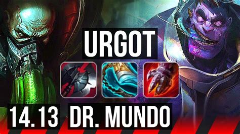 URGOT Vs DR MUNDO TOP 9 1 4 37k DMG Godlike Rank 11 Urgot EUW
