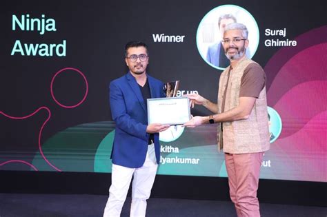 suraj ghimire on linkedin theninjaaward grateful employeeoftheyear teamwork achievement