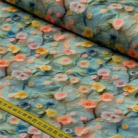 Tecido Estampado Para Patchwork Clube Mais Criativo Floral Médio