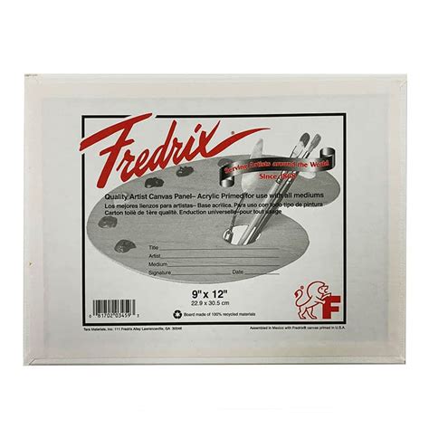 Fredrix Canvas Panel K A Artist Shop