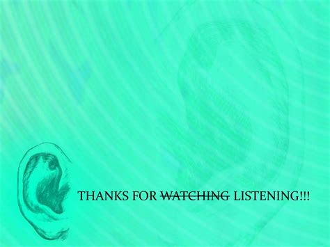 Sound Assignment The Ear Investigation Pptx