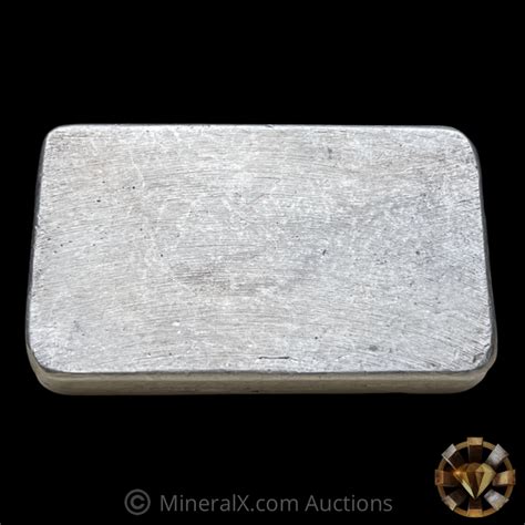 Colonial 10oz Vintage Poured Silver Bar Mineralx