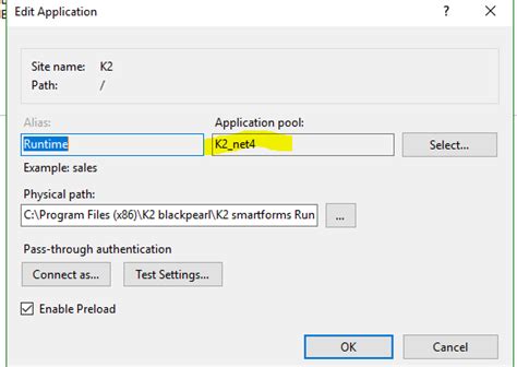 Configuring An Anonymous K2 SmartForms Runtime Site IT Automation