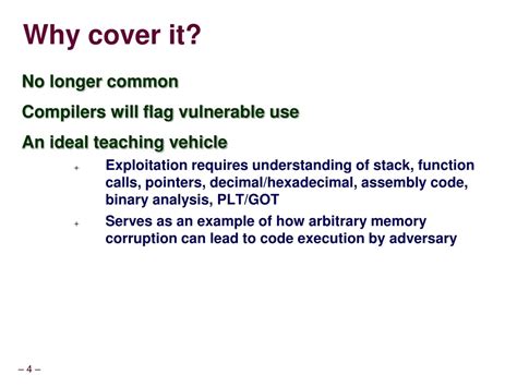 Ppt Format String Vulnerabilities Powerpoint Presentation Free
