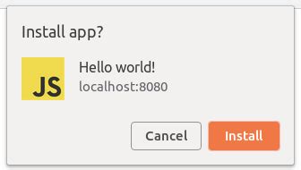 Installing A Progressive Web App Writing A Web App Manifest