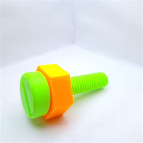 🔩 Model Skrew And Nut・free Stl File For 3d Printing・cults