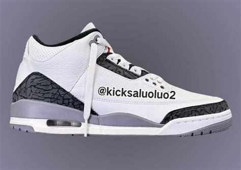 Air Jordan 3 Cement Grey Ct8532 106 2024 Sneakerfiles