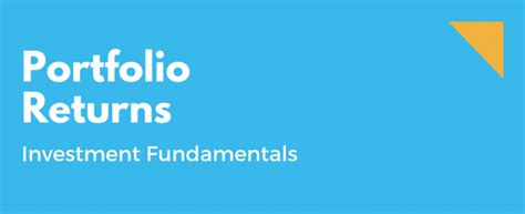 How To Calculate Portfolio Returns From Scratch Example Included