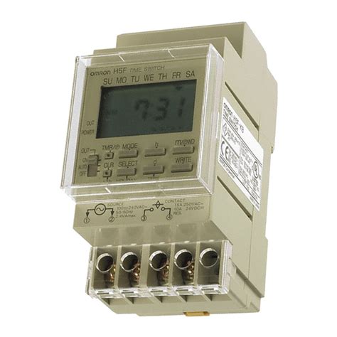 Omron Timer User Manual Pdf Download Manualslib