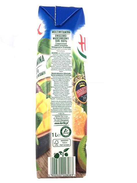 Hortex Sok 1l Multiwitamina Delikatesy Honorata