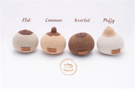Modelos De Senos Con Cuatro Tipos Diferentes De Pezones Etsy España