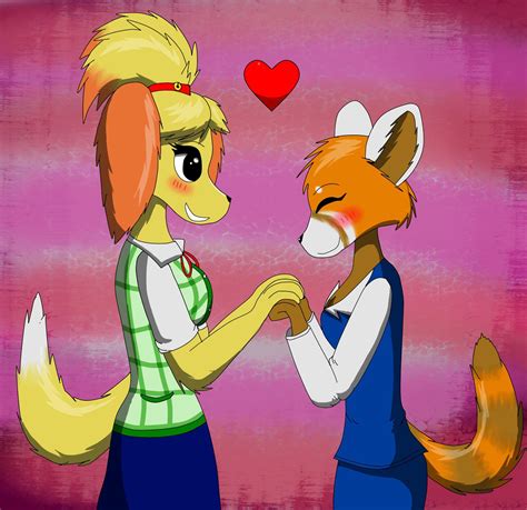 Isabelle X Retsuko It Half Works Because Isabelle Is Confirmed Bi Lol