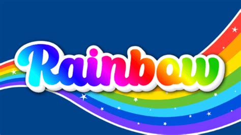 Rainbow 3D Text Text Effect Generator