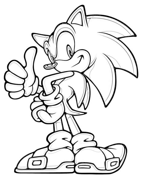 Sonic Toimii Nopeasti Värityskuva Lataa Tulosta Tai Väritä Verkossa