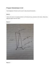 03 02 Pythagorean Theorem Applications Deneen Greaves Docx Project