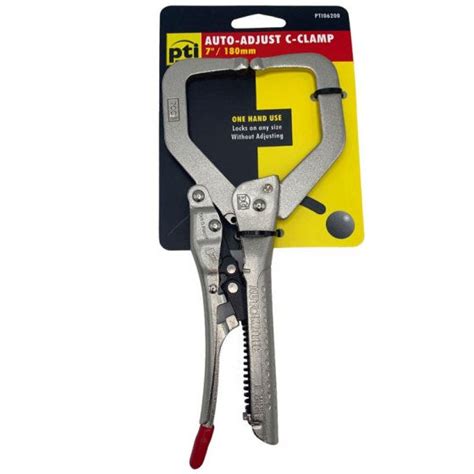 PTI NEW AUTOMATIC LOCKING VICE GRIP PLIERS 180MM 7 C CLAMP AUTO