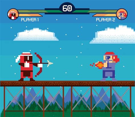Premium Vector Retro Videogame Screen Arcade Background Card