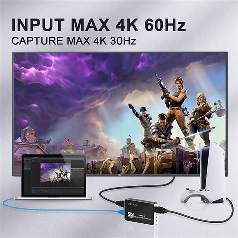 DIGITNOW 4K HDMI Video Capture Card USB 3 0 With Microphone And