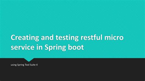 introduction to spring boot youtube