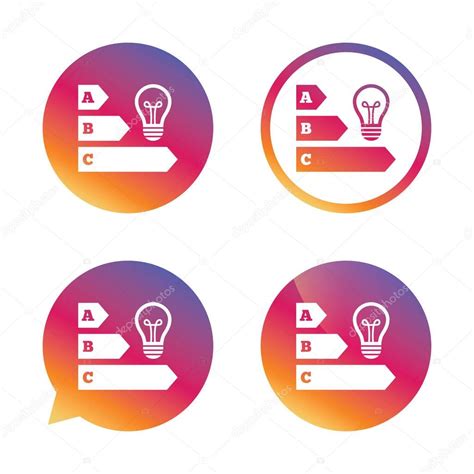 Energy Efficiency Sign Icon Stock Vector Image By ©blankstock 128940244