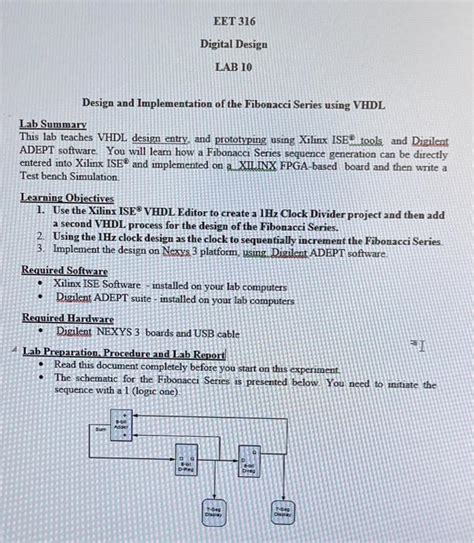 Solved Design And Implementation Of The Finonacci Series Chegg Com