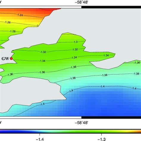 Color Seamless Chart Datum Model Derived From Atlantic Ocean 2008