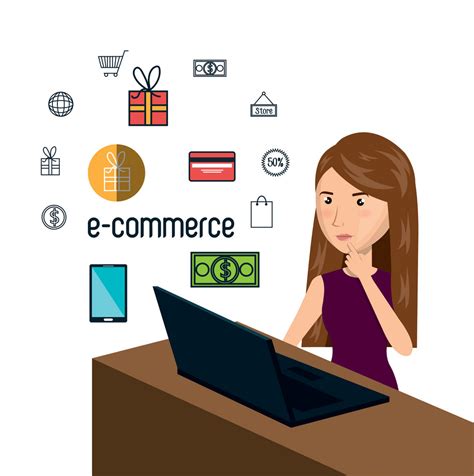 Criação de e commerce mulheres são donas de das lojas online E commerce e Marketing
